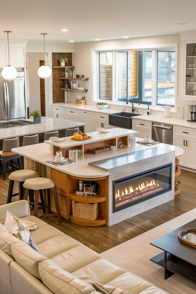 44 Open Kitchen Living Room Ideas 2025 – Stylish Layouts, Modern Design ...