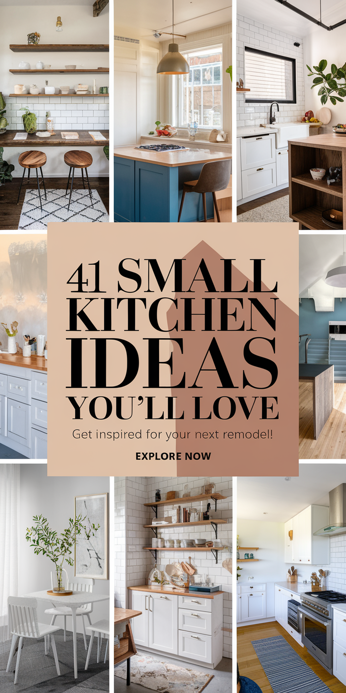 41 Small Kitchen Ideas 2025 – Stylish Layouts, Budget-Friendly Designs ...