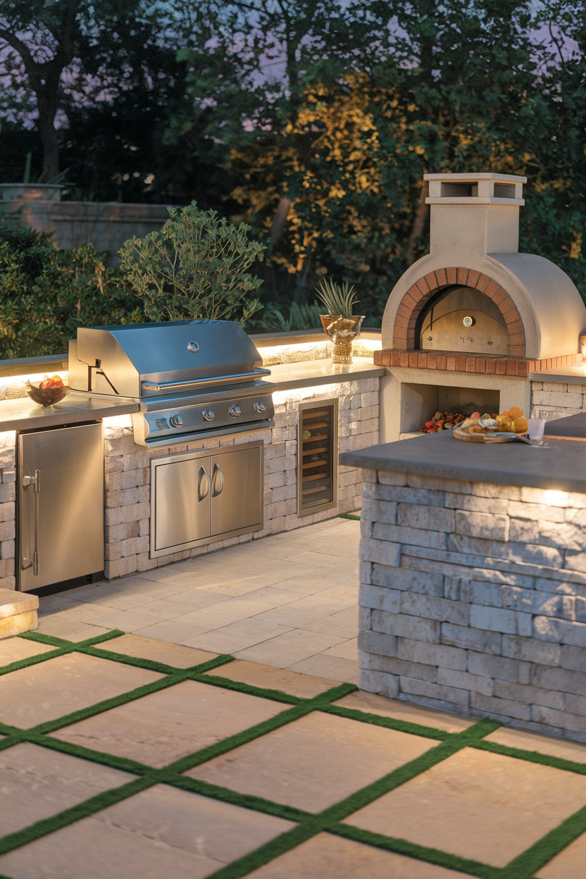Outdoor Kitchen Design 2025 – 39 Trendy Ideas for Modern Layouts, Grill ...