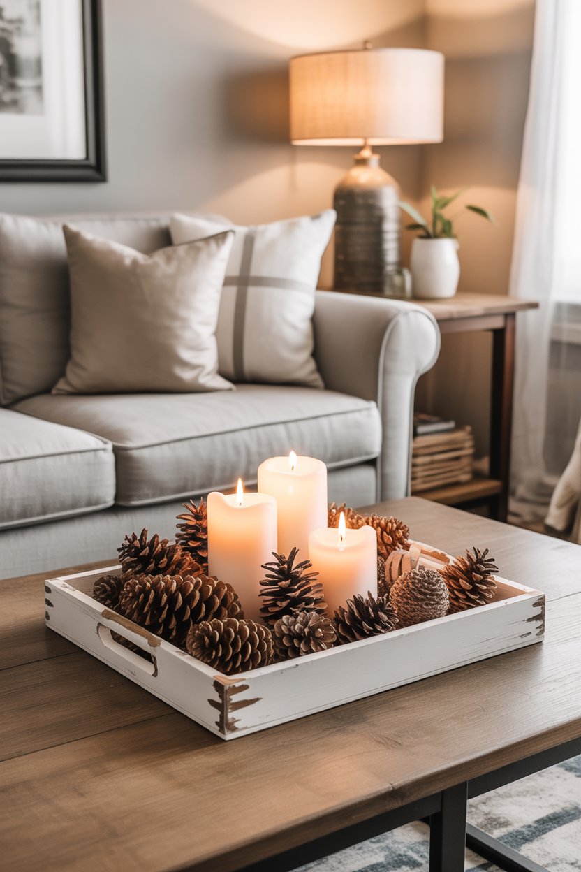 36 Fall Coffee Table Decor Ideas 2025 for Cozy Living Rooms with Trays ...