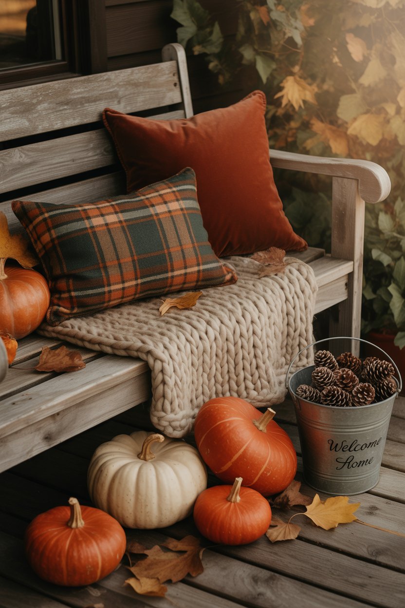 30 Fall Front Porch Decor Ideas 2025 for Rustic Charm, DIY Touches and ...