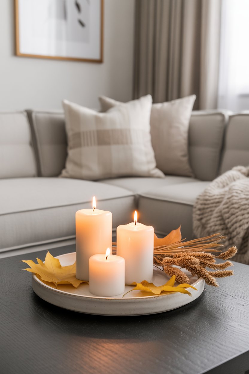 36 Fall Coffee Table Decor Ideas 2025 for Cozy Living Rooms with Trays ...