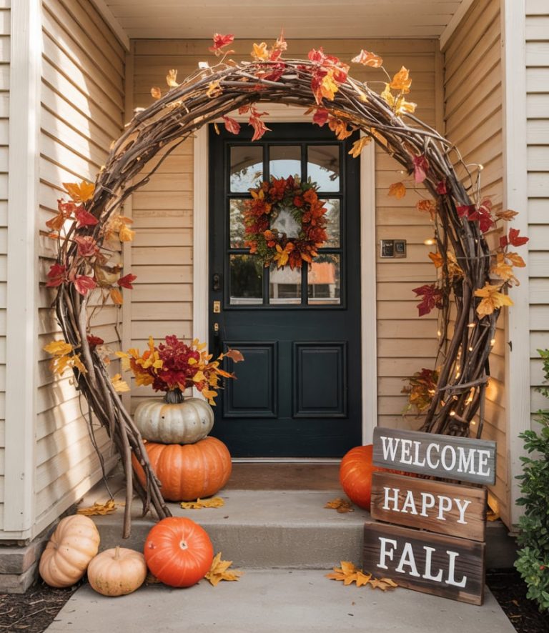 38 Outdoor Fall Decorations 2025 - Front Porch, Yard, and Steps