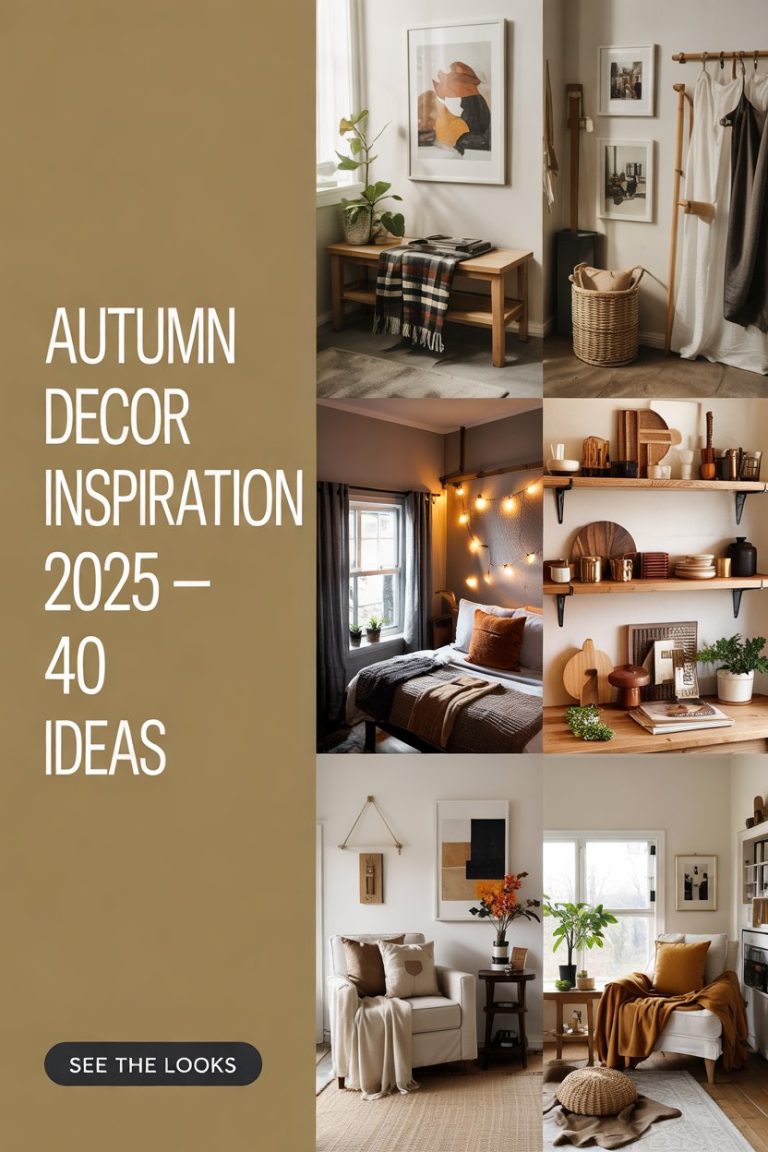 40 Autumn Decor Ideas 2025 for Indoor & Outdoor Spaces: Aesthetic ...