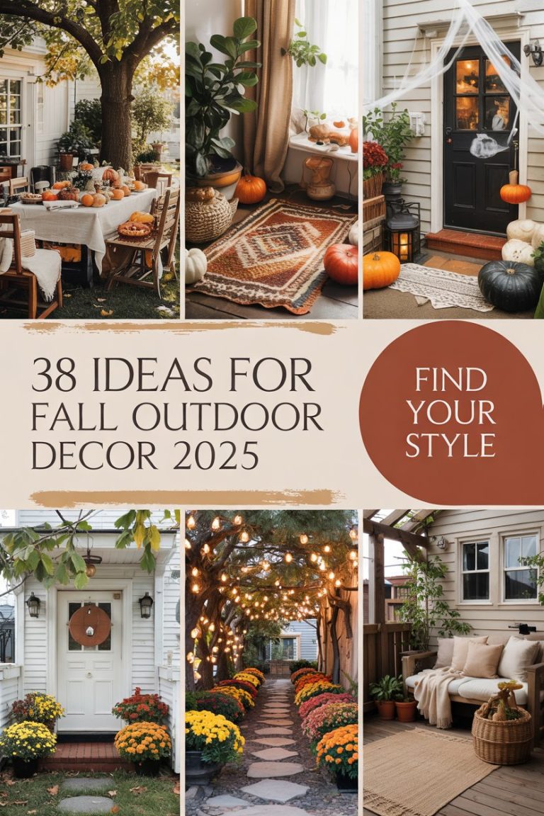 38 Outdoor Fall Decorations 2025 - Front Porch, Yard, and Steps