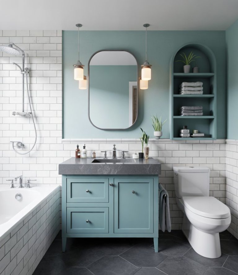 38 Bathroom Color Design Decor 2025 Schemes and Palette Ideas for ...