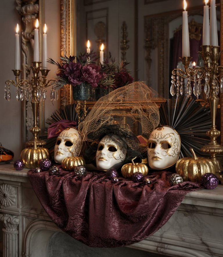 43 Halloween Mantle Decor Ideas 2025 With TV, Vintage, Gothic, and ...