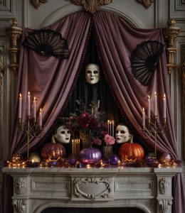 43 Halloween Mantle Decor Ideas 2025 With TV, Vintage, Gothic, and ...