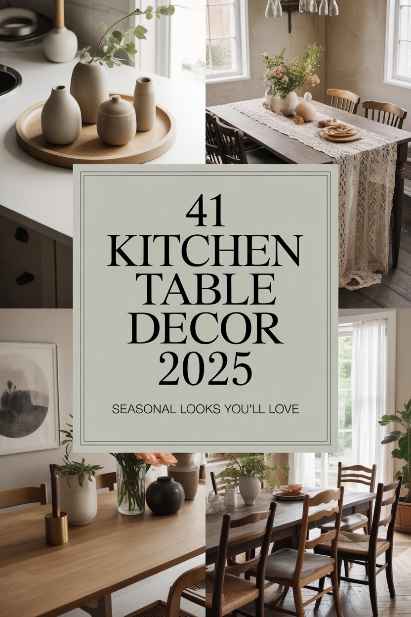 41 Kitchen Table Decor 2025 – Inspiring Centerpiece Everyday Ideas