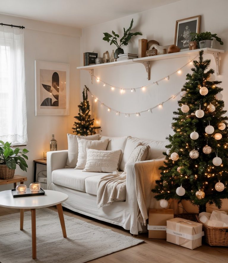 Christmas Decor 41 Ideas for Living Room 2025 - Cozy, Rustic, Modern ...