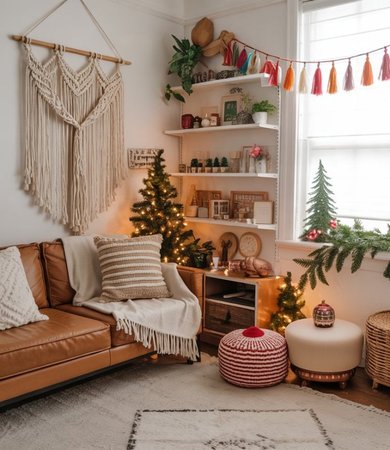 Christmas Decor 41 Ideas for Living Room 2025 - Cozy, Rustic, Modern ...