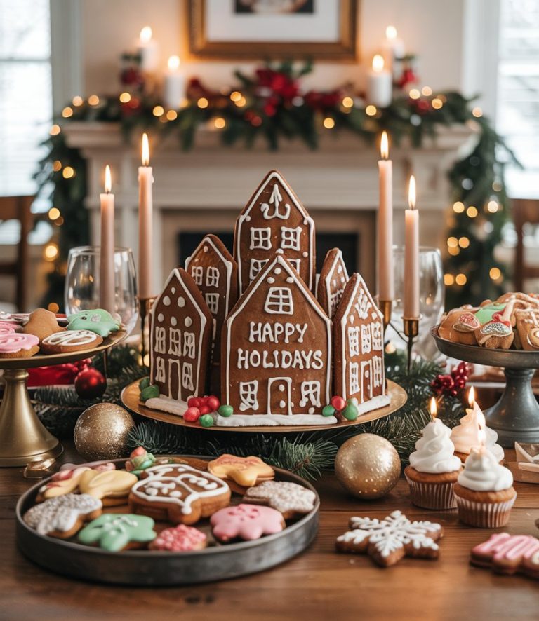 35 Gingerbread Christmas Decor 2025 Ideas | Kitchen DIY, Tree, Neutral ...
