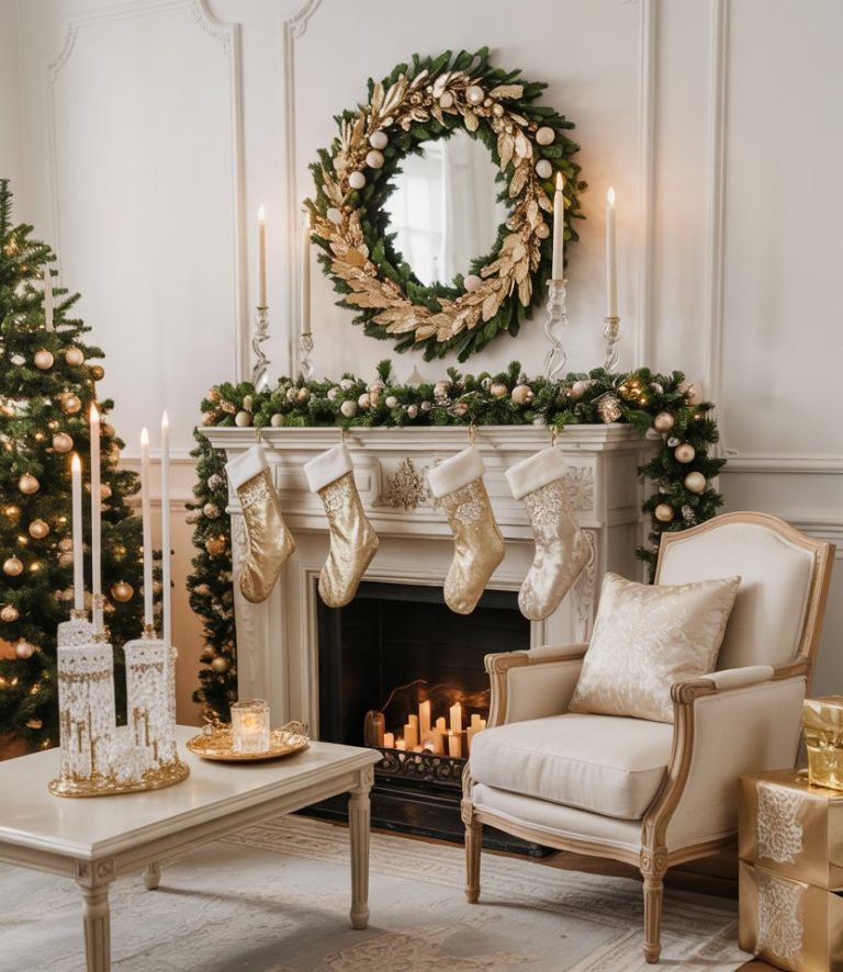 Christmas Decor 41 Ideas for Living Room 2025 - Cozy, Rustic, Modern ...