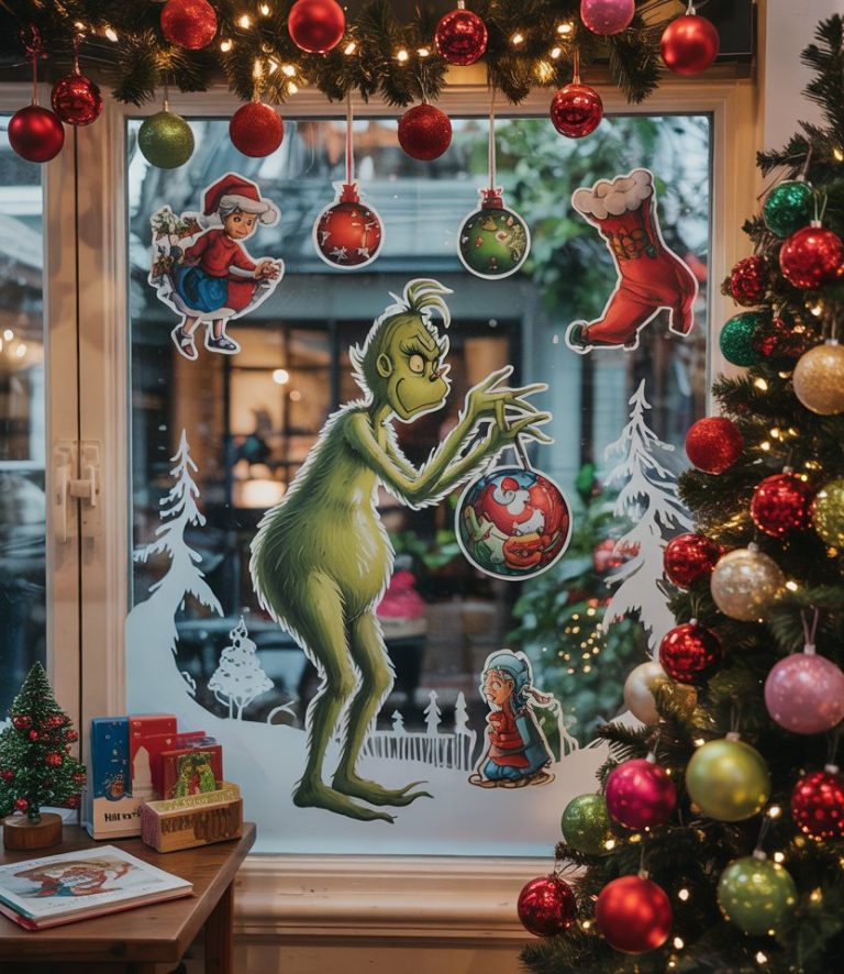 Grinch Christmas Decorations 33 Ideas for House, Classroom, Living Room ...