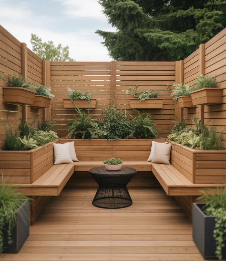 Privacy Fence Ideas 2026 – 49 Modern, Cheap, and DIY Designs for ...